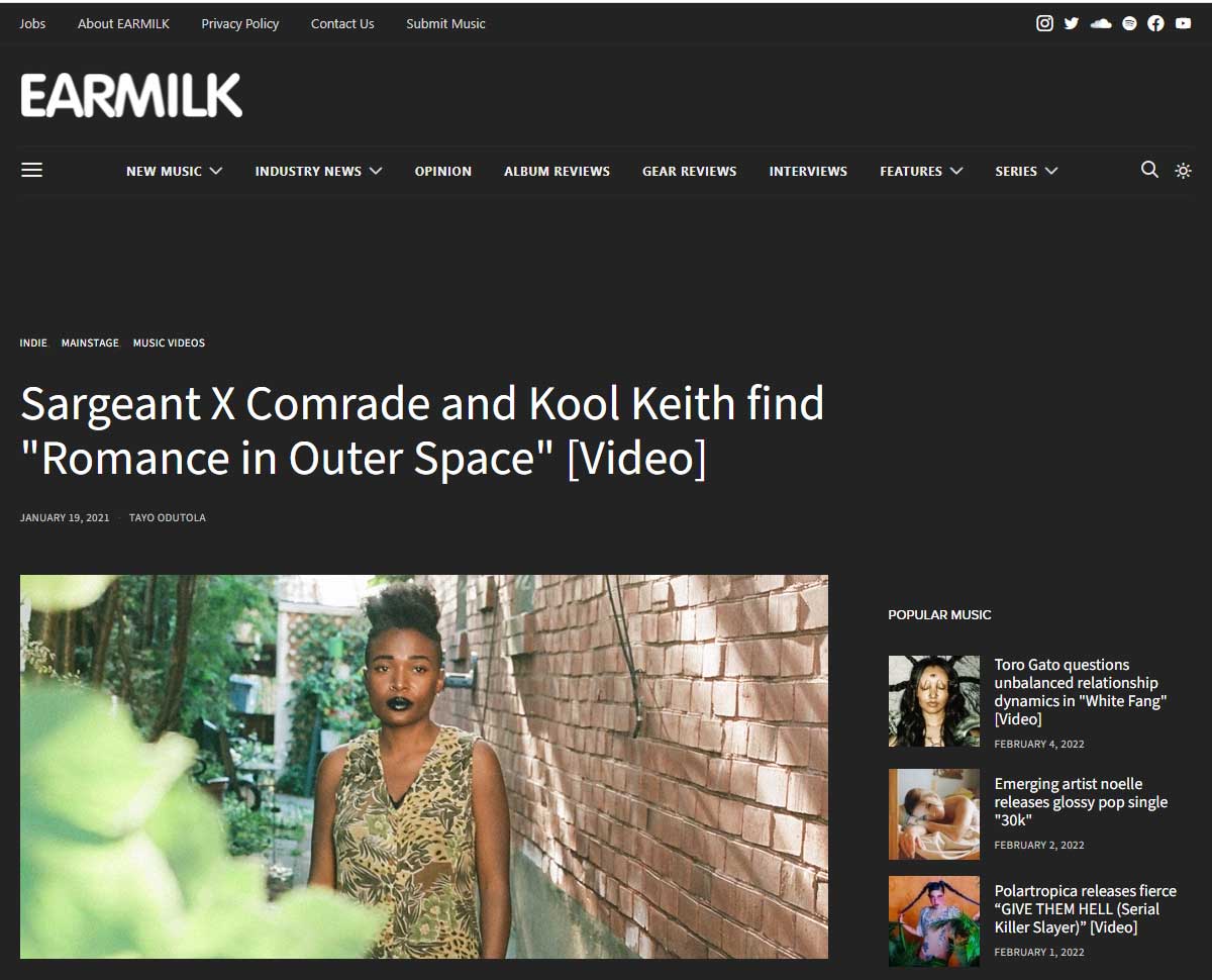 News - Sargeant and Comrade Official Website